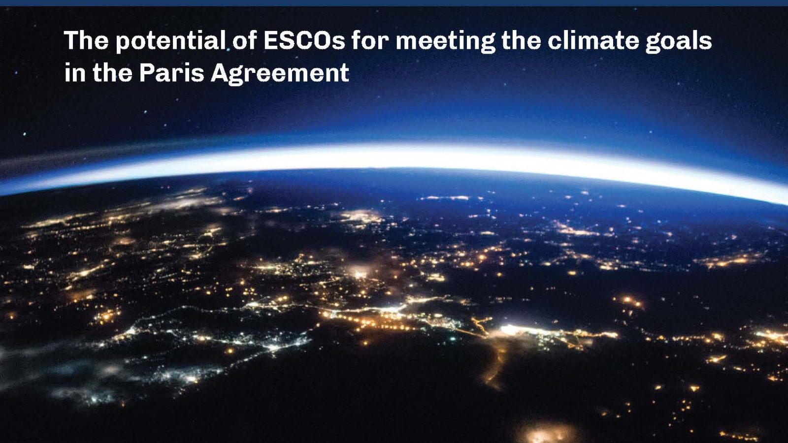 Recognition of the ESCO sector for NDC development - Global ESCO Network